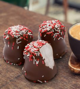 Foam-filled chocolate kisses – Biscuit International